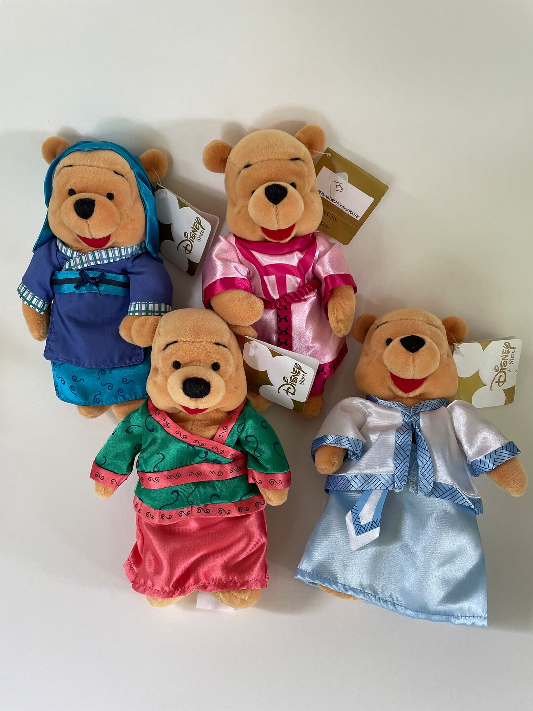 Feng Shui Winnie the Pooh Bean Bag Doll Choice of 4 Zen - Etsy