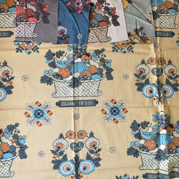 Colonial Pattern Fabric - Etsy