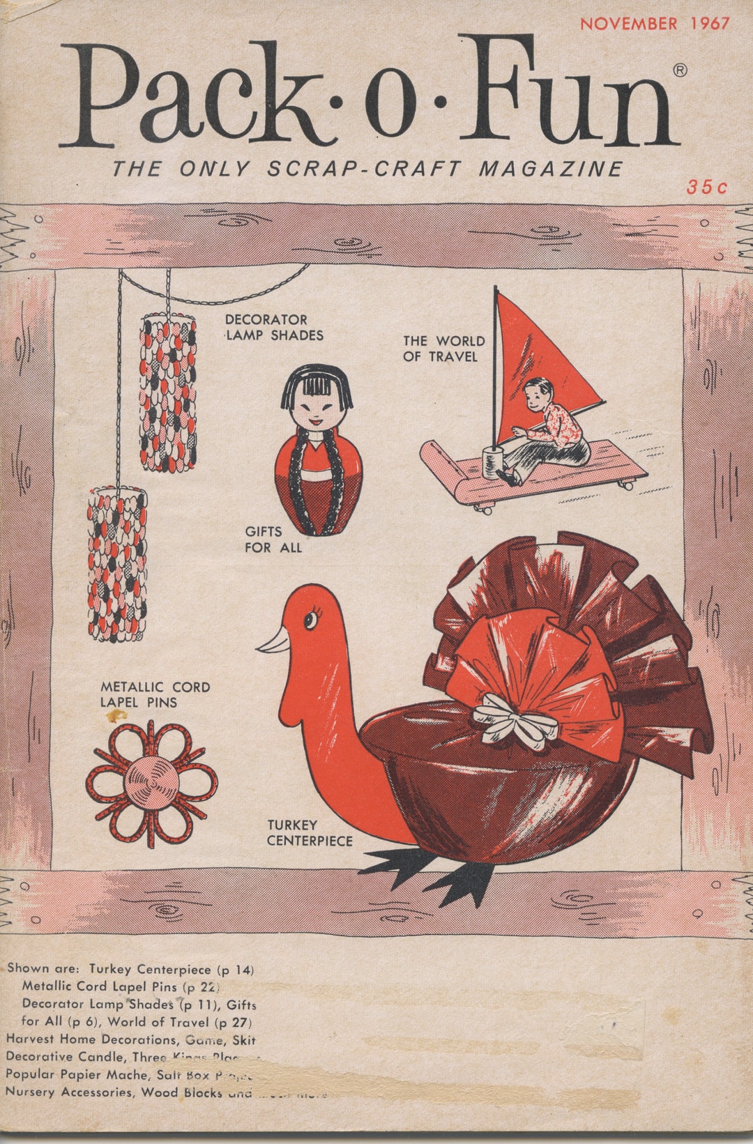 Pack-o-fun Magazines - Fun Kid's Craft Instructions - 1965 to 1969 ...