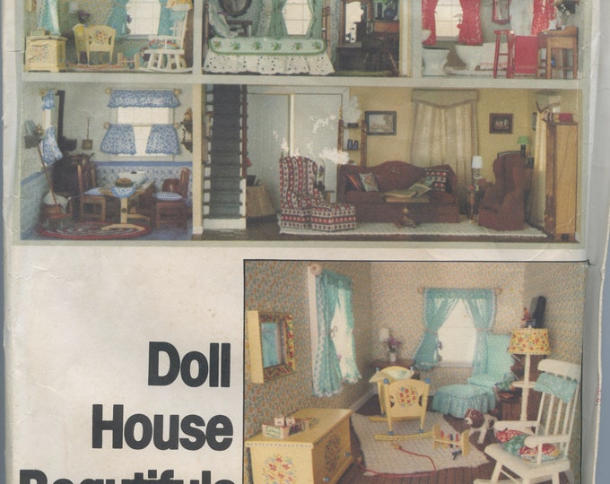 Doll House Beautifuls - Doll Furniture Pattern - Vogue 1772 - UNCUT ...