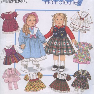 Design Your Own 18" Doll Clothes - Easy - Simplicity 9381 - UNCUT ...