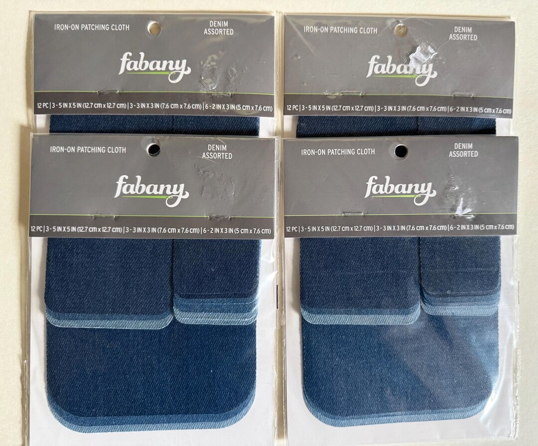 Fabany Assorted Denim Patches -12 Pieces - Sealed Package - Etsy