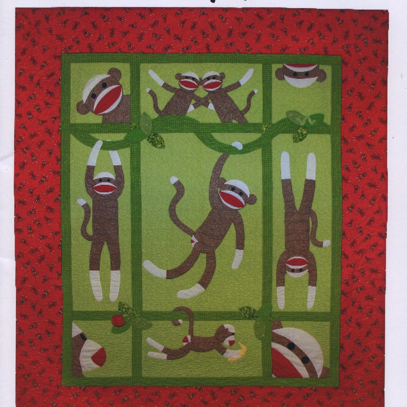 Monkey Quilt - Etsy