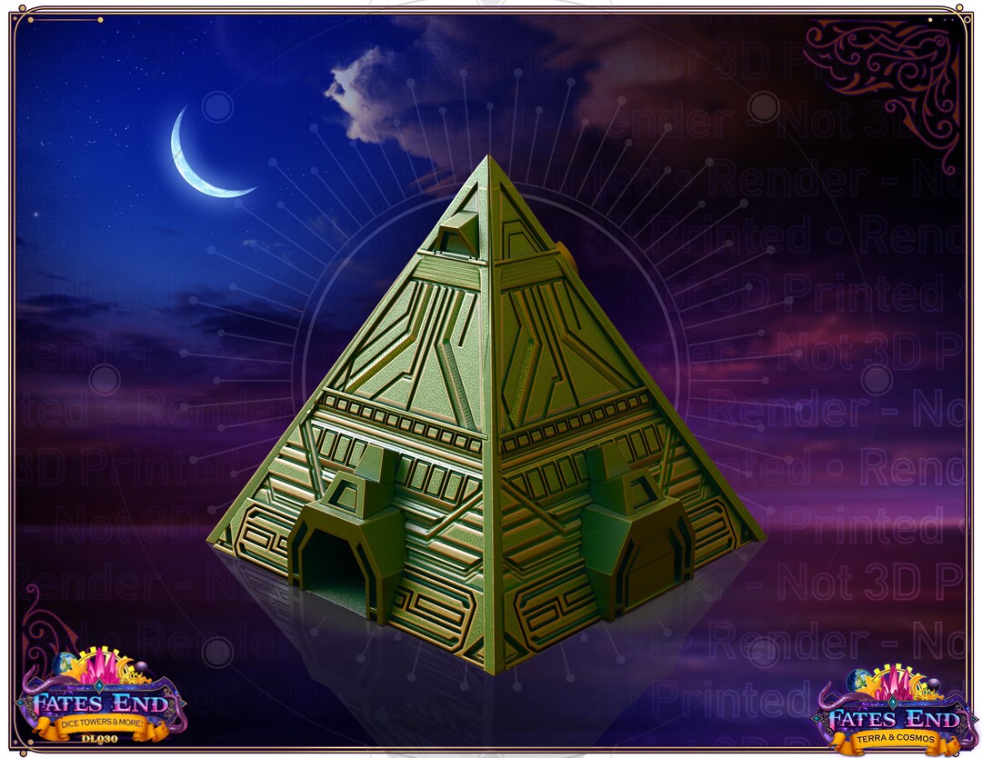 Fate's End Alien Pyramid Dice Tower - Etsy