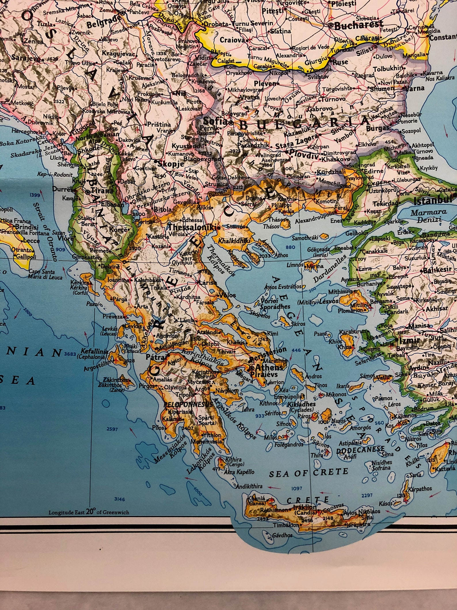 Buy Original December 1983 Map of the History of Europe, National ...