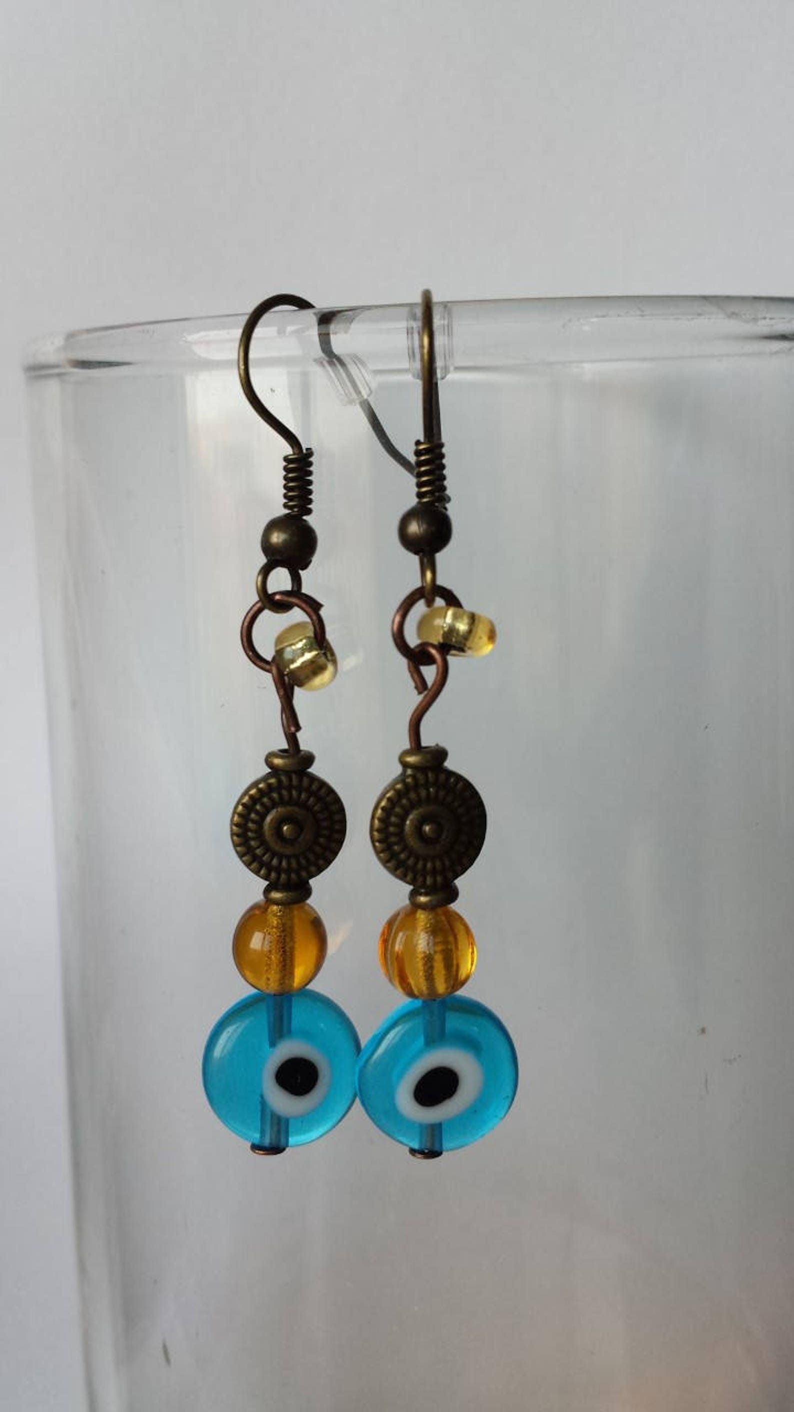 Evil Eye Earrings - Etsy
