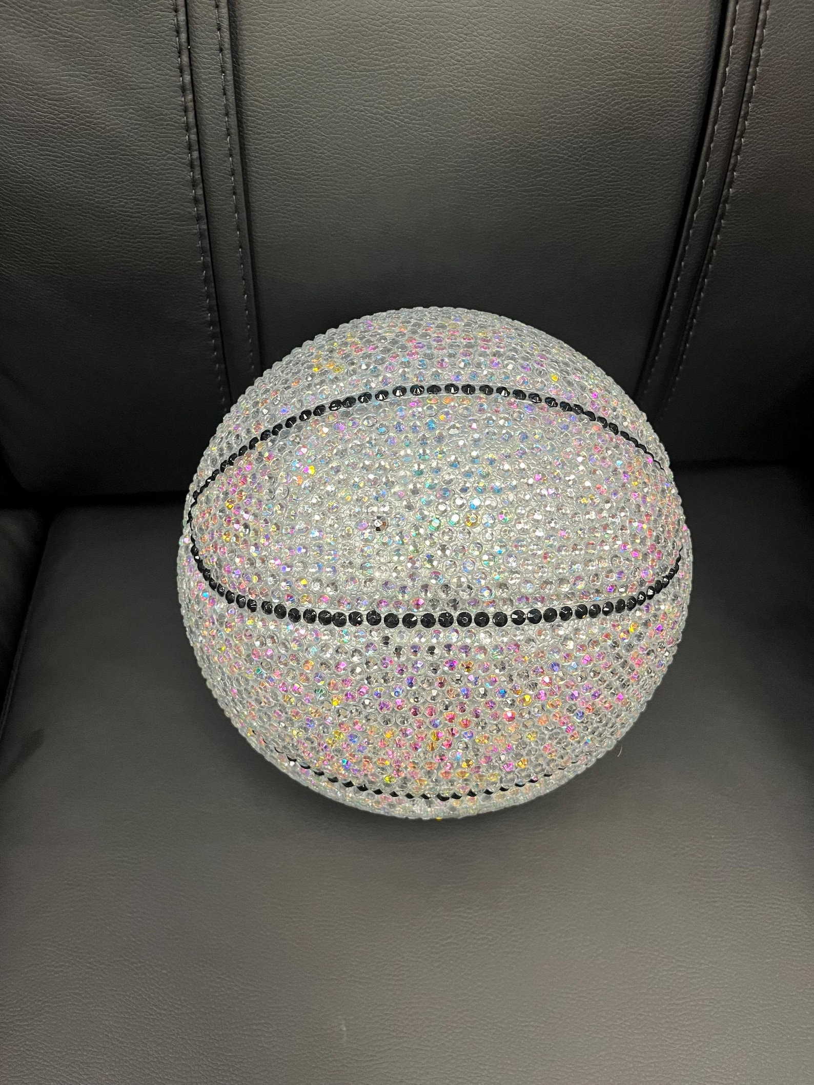 Custom Hand-beaded Basketball - Bedazzled Rhinestone - Etsy