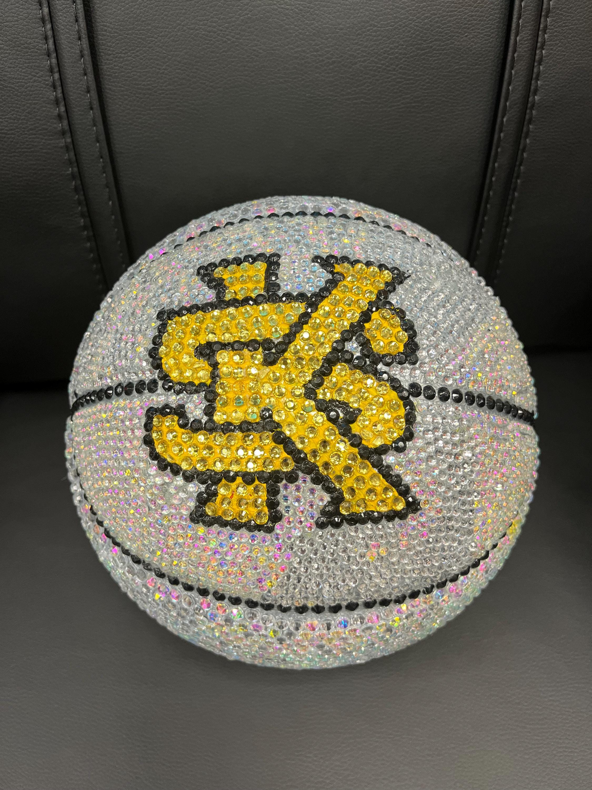 Custom Hand-beaded Basketball - Bedazzled Rhinestone - Etsy