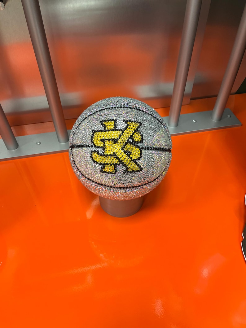 Custom Hand-beaded Basketball - Bedazzled Rhinestone - Etsy