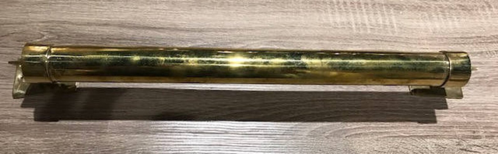 Vintage Hand Crafted Brass Tower Rods or Drawer Pulls - Salvaged From a ...