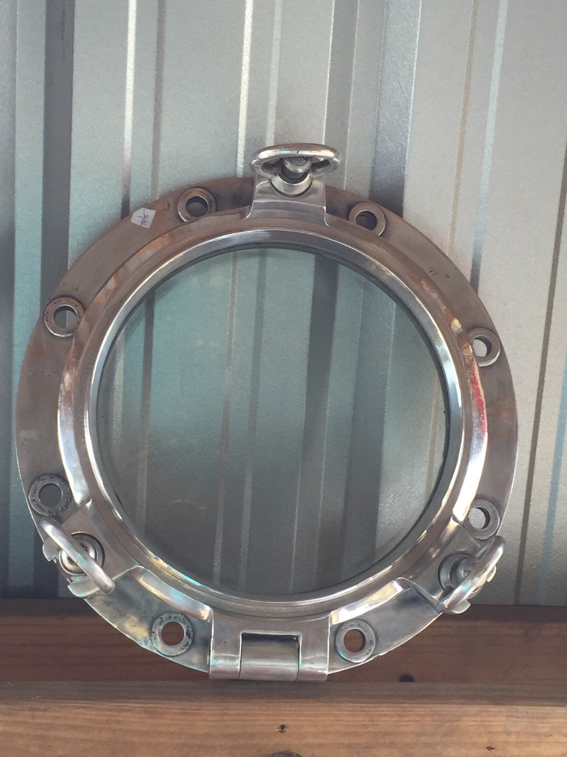 Vintage Medium 3 Key Aluminum Circular Porthole- Great as a Window ...