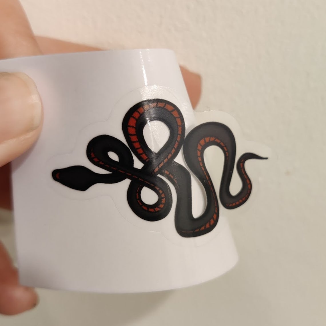 The Mark of the Serpent Vinyl Sticker Clear Backing | Etsy