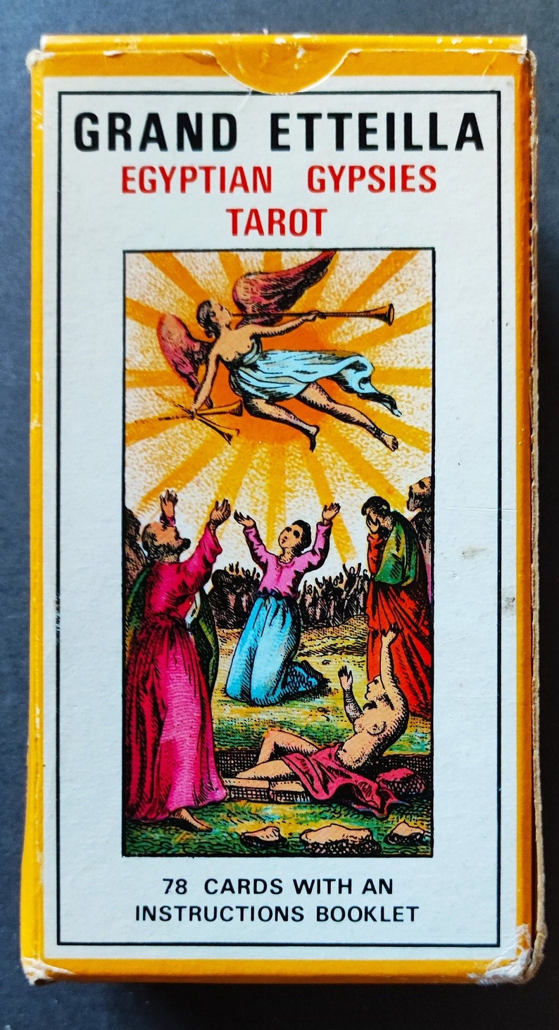 1977 GRAND ETTEILLA Egyptian Gypsy Tarot Preowned Grimaud - Etsy Australia