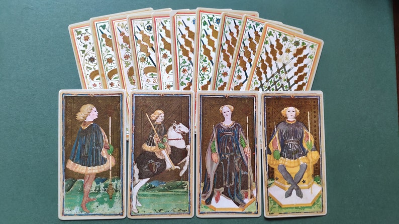 1975 I TAROCCHI DEI VISCONTI Preowned, Large Format Cards in a Book ...
