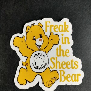 Kinky Care Bear Stickers,horny,inappropriate,sexy,die Cut Stickers,care ...