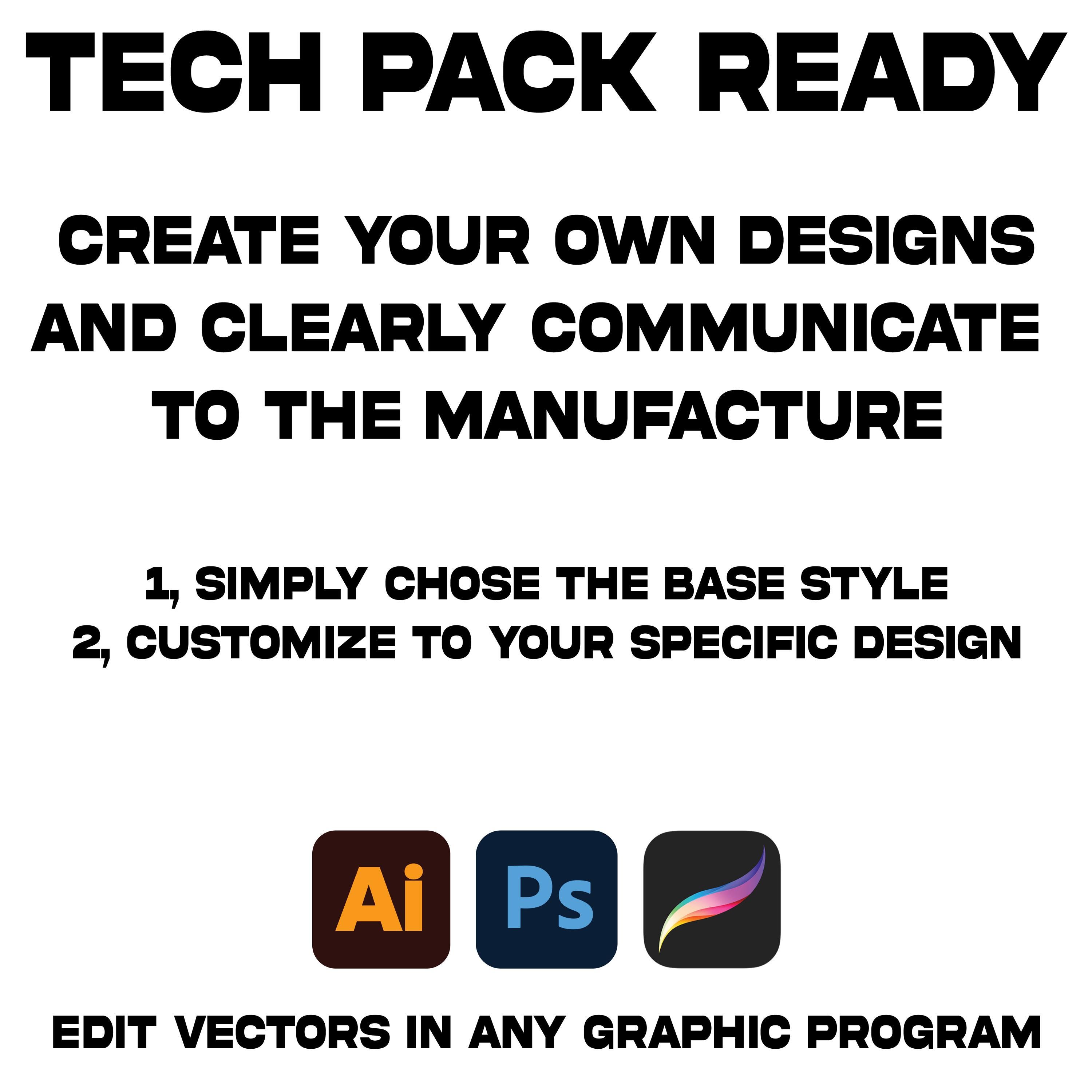 Workwear Jacket Vector Tech Drawing. Tech Pack Ready. Fashion Design ...