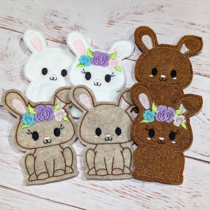 Rabbit Finger Puppet - Etsy