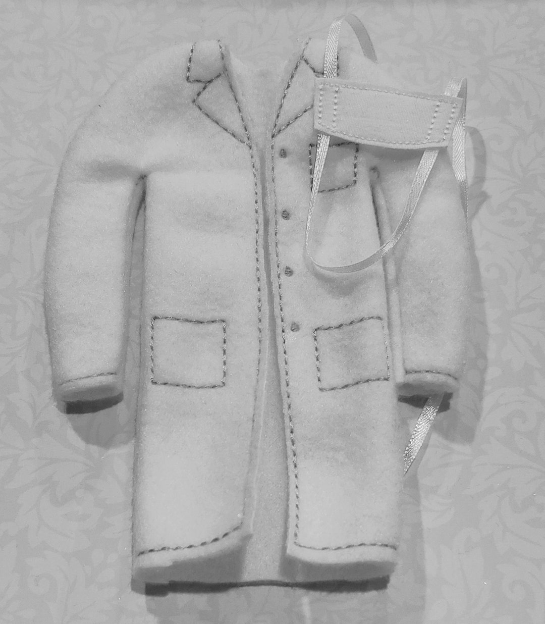 Doll Lab Coat & Face Mask - Doll Costume - Doll Hospital Coat and Mask ...