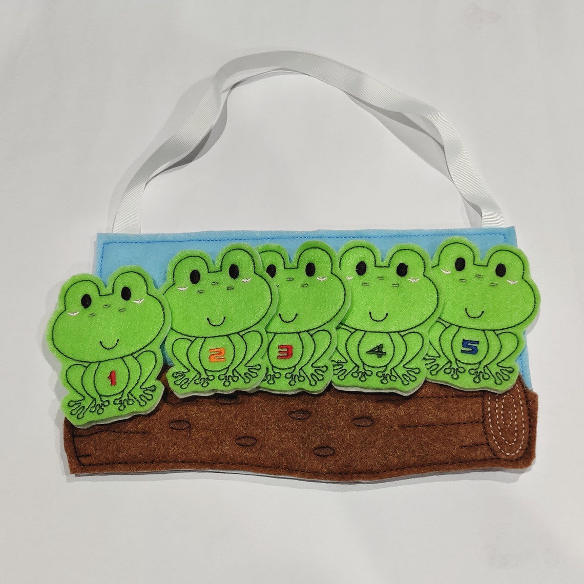 Five Speckled Frogs Finger Puppets Felt Frogs Finger Puppets - Etsy