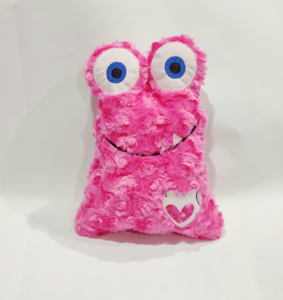 Large Cuddly Monster, Gifts for Kids of All Ages, Plush Monster, Heart ...