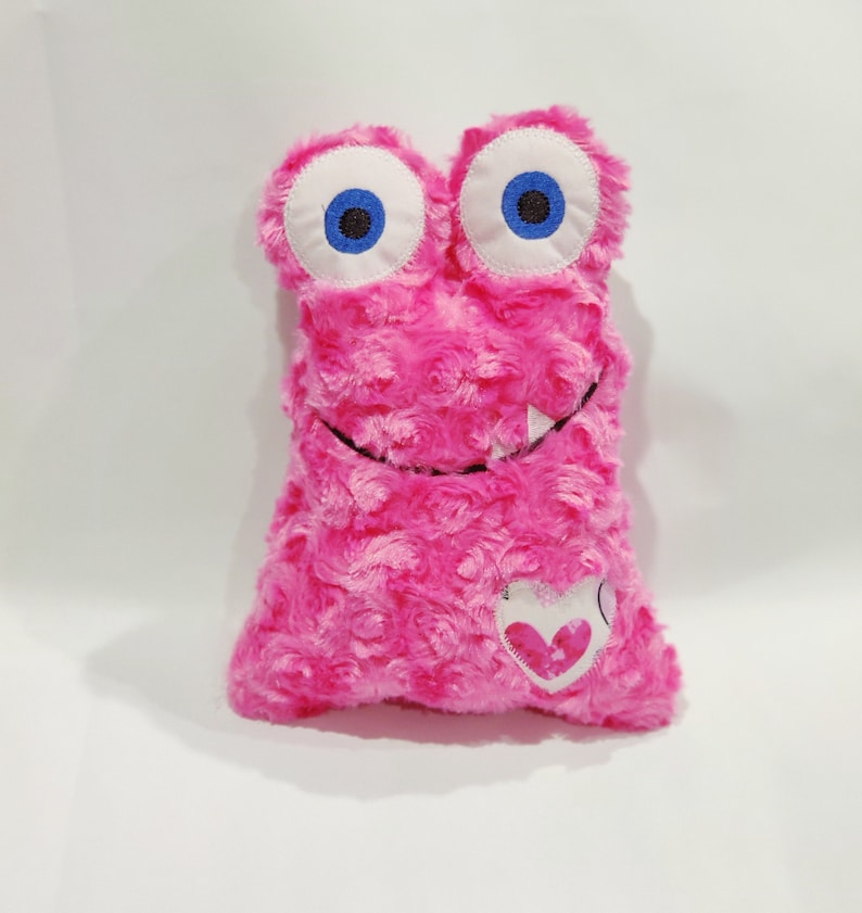 Large Cuddly Monster, Gifts for Kids of All Ages, Plush Monster, Heart ...