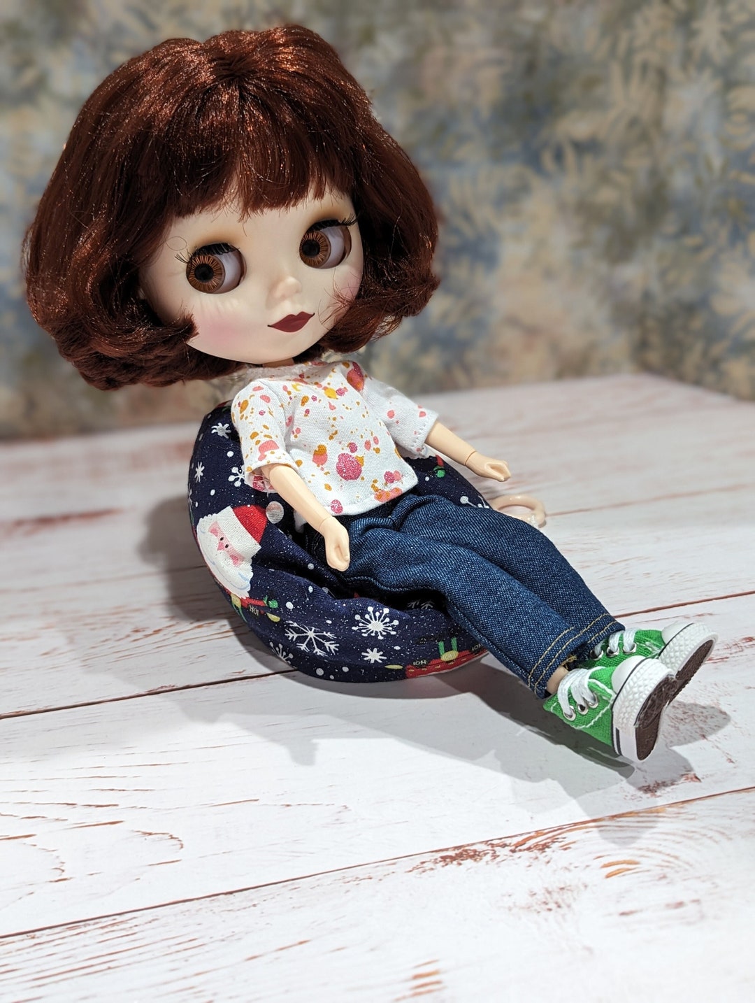 1/6 Doll Bean Bag Chair | Doll Accessory | Holiday Bean Bag Chair ...