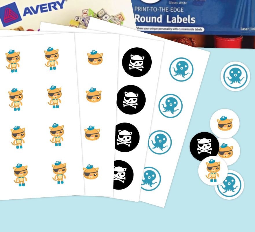 Octonauts Kwazii Theme Stickers Print Your Own Stickers - Etsy