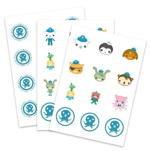 DIY Octonauts Party Collection - Avery Sticker L7105 Template Stickers ...