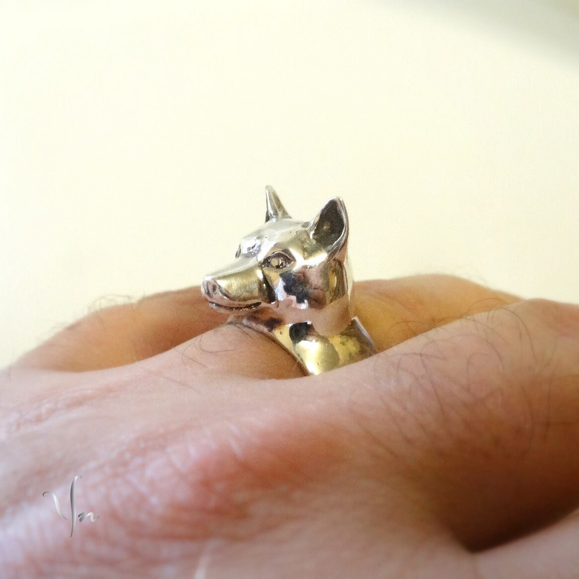 Husky Ring Husky Dog Ring Sterling Silver Handmade Ring Dog | Etsy