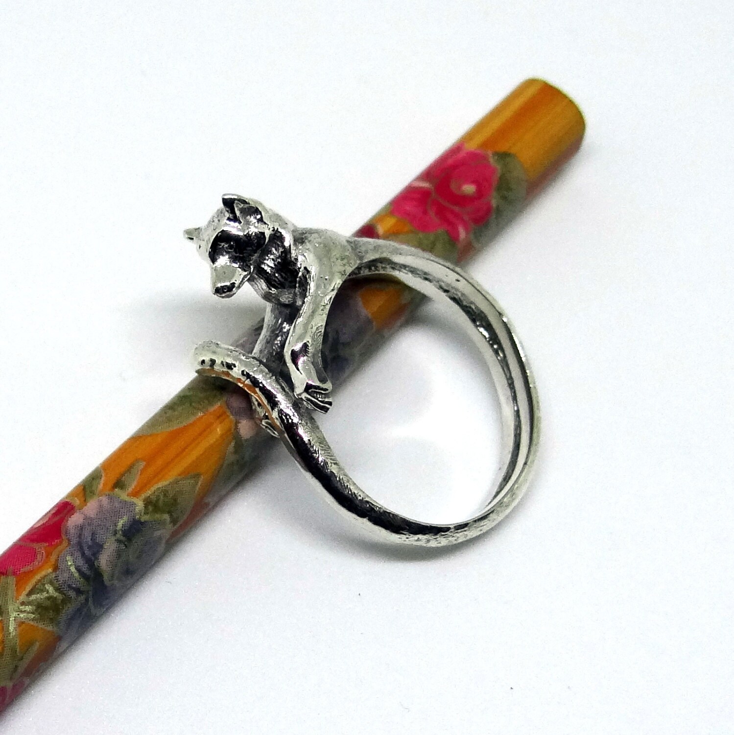 Lemur Ring Sterling Silver Ring Lemur Jewelry Silver Ring | Etsy