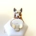Husky Ring, Husky Dog Ring, Sterling Silver Handmade Ring, Dog Ring ...