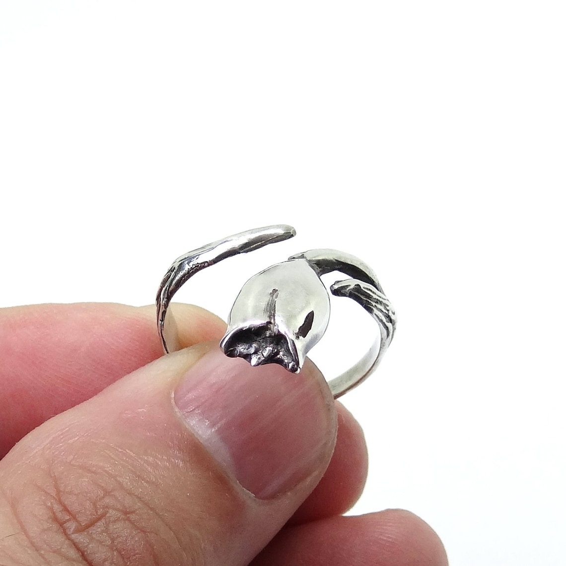 Exquisite Tulip Ring Silver Tulip Ring Flower Ring Tulip - Etsy
