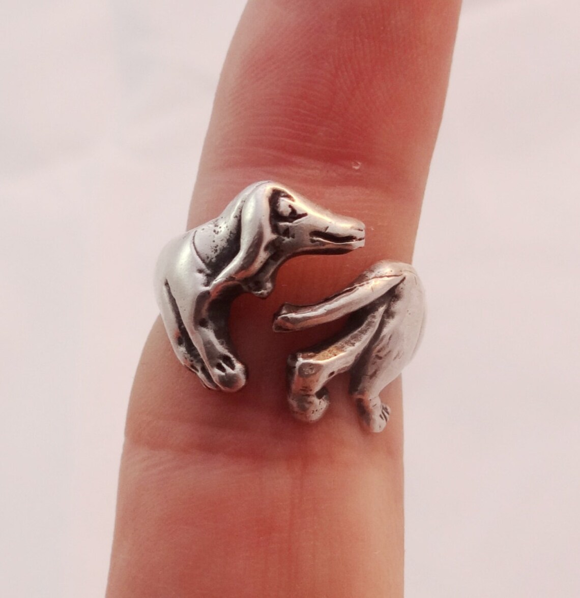 Dachshund Ring Sterling Silver Ring Wiener Dog Ring Silver - Etsy UK
