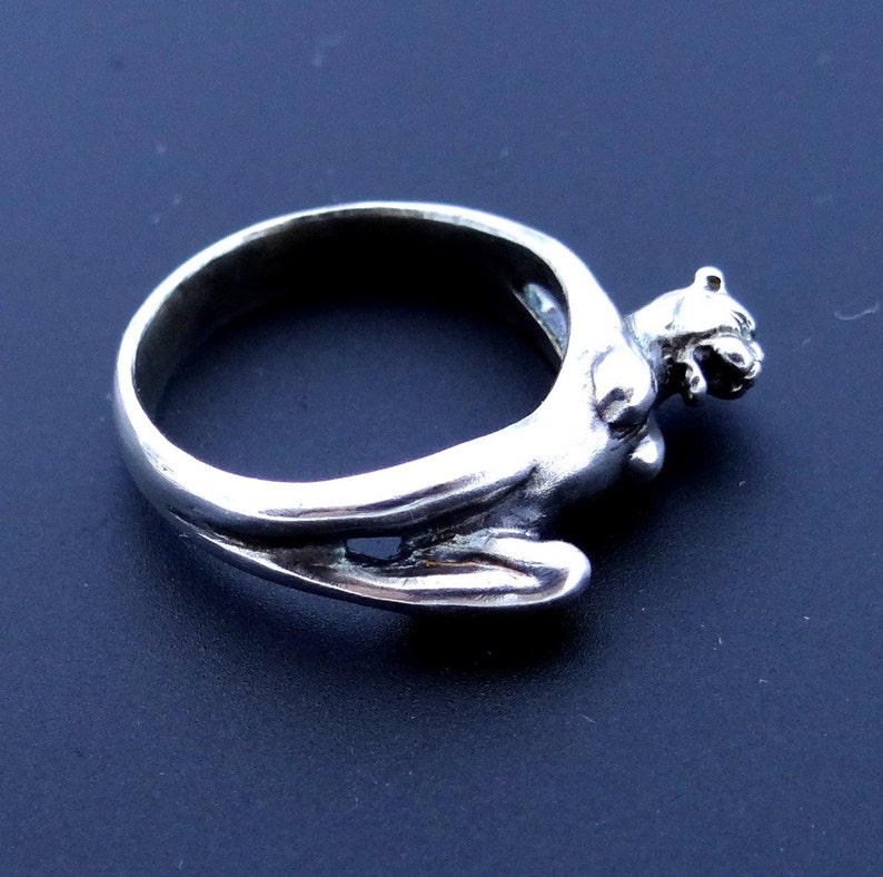 Sterling Silver Lioness Ring Wildlife Panther Ring Lion - Etsy