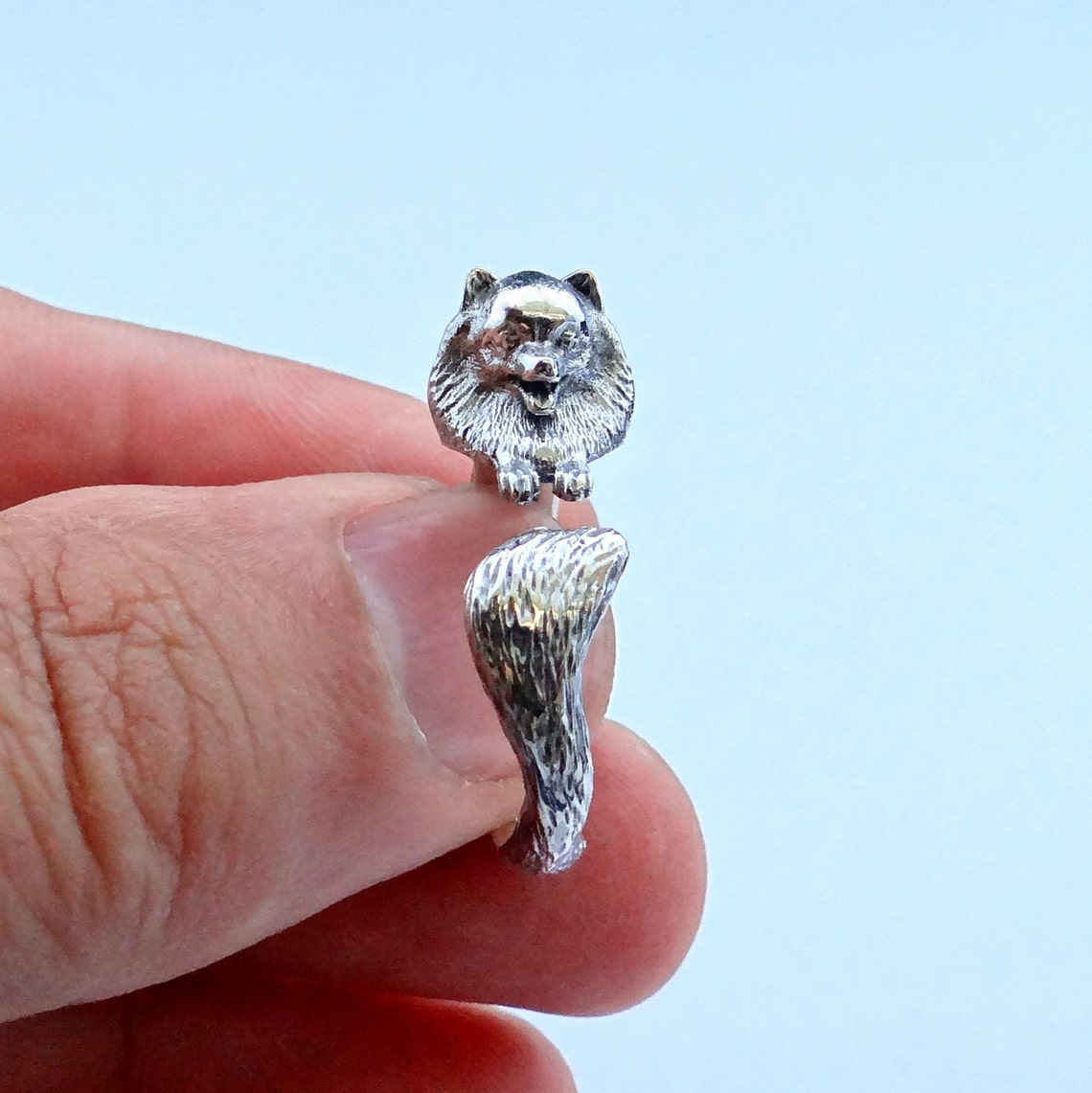 Pomeranian Ring Pomeranian Spitz Japanese Spitz Ring | Etsy