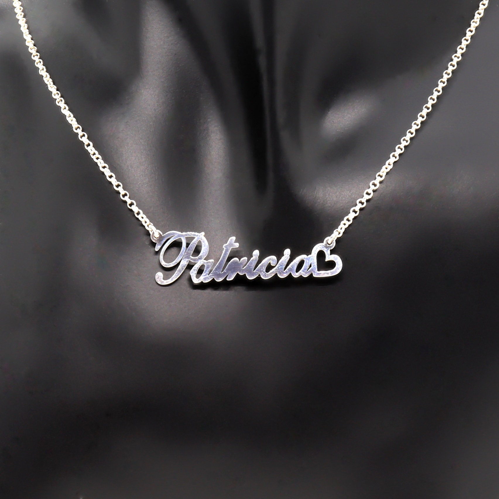 Personalized Name Necklace Sterling Silver Necklace Best Gift | Etsy