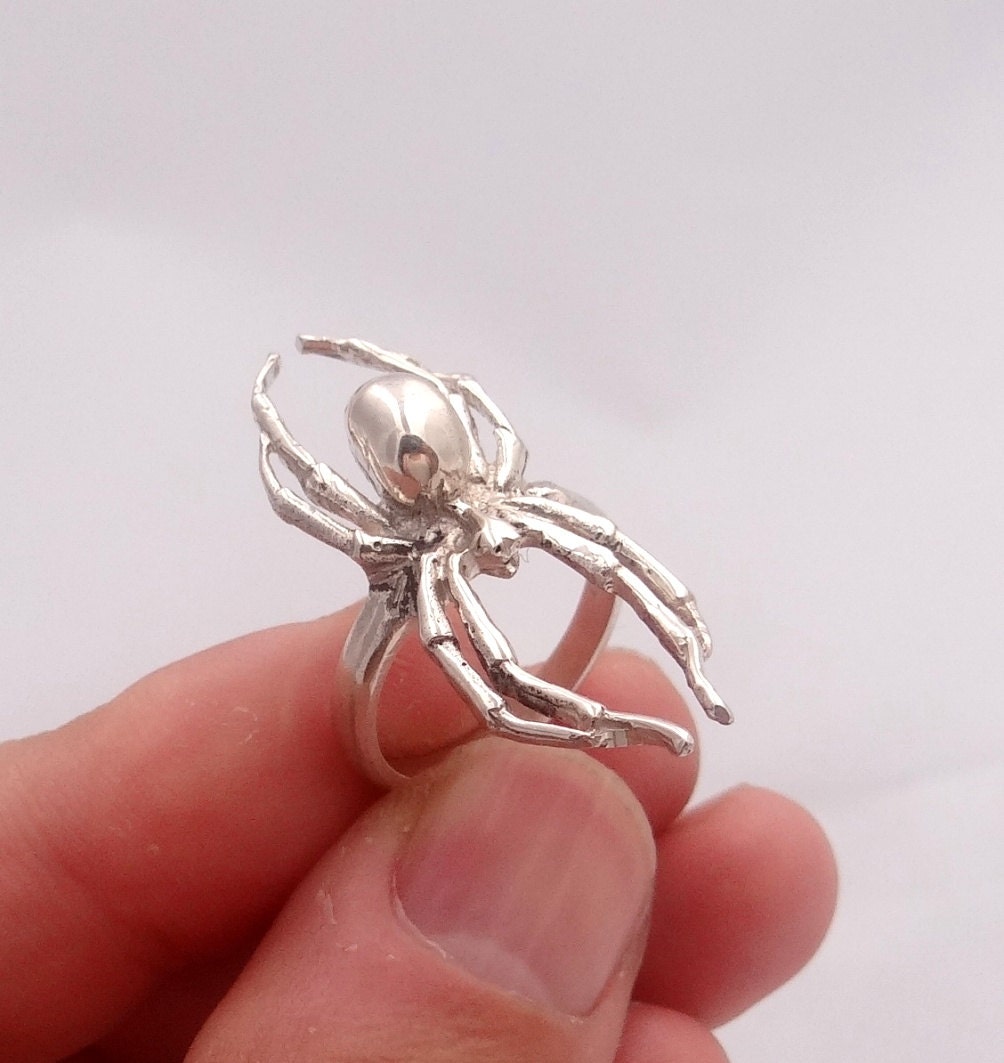 Spider Ring in Sterling Silver All Sizes Are Available | Etsy