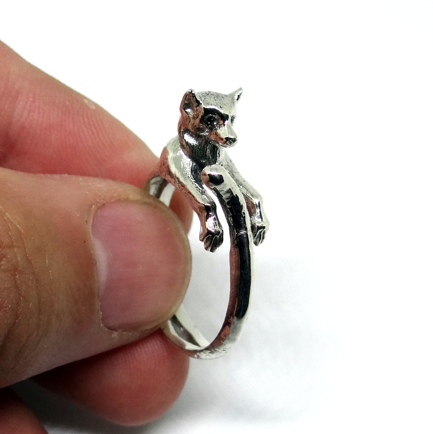 Lemur Ring Sterling Silver Ring Lemur Jewelry Silver Ring | Etsy