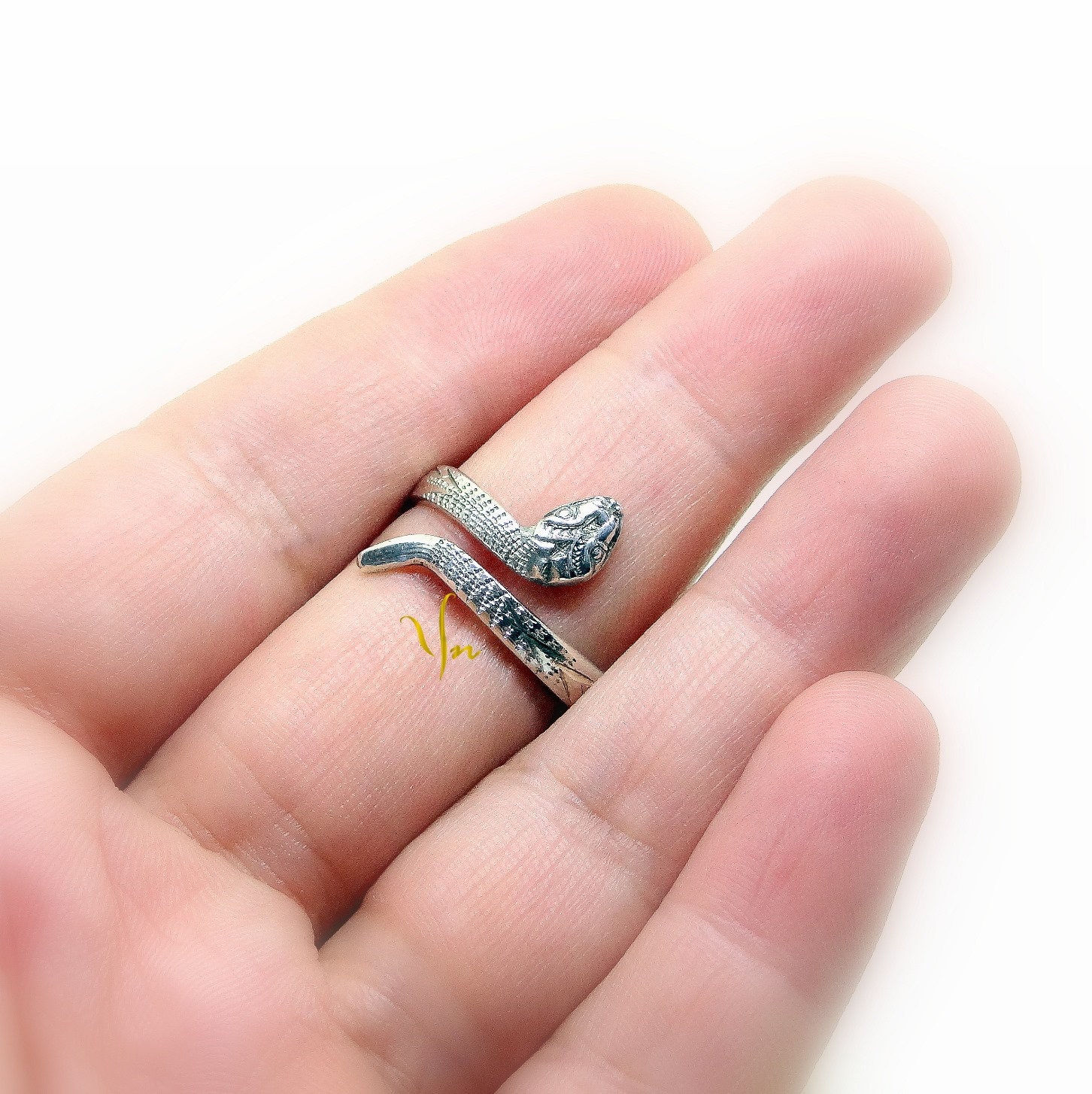 Sterling Silver Snake Ring Reptile Ring Silver Serpent Ring | Etsy