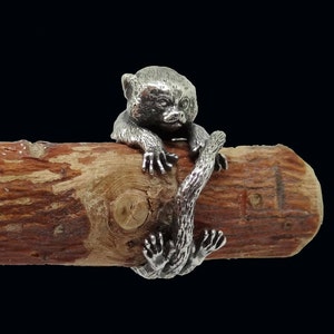 Marmoset Monkey Ring Sterling Silver Ring Marmoset Jewelry - Etsy