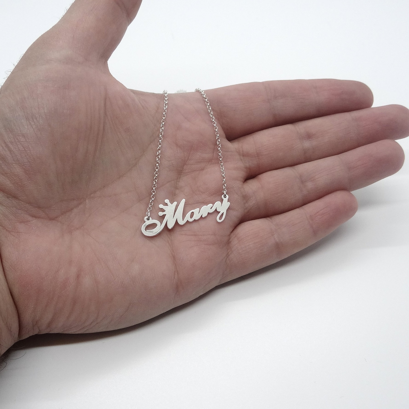 Personalized Name Necklace Sterling Silver Necklace Best Gift - Etsy
