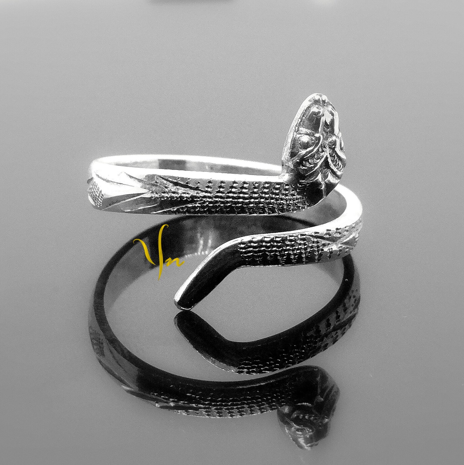 Sterling Silver Snake Ring Reptile Ring Silver Serpent Ring - Etsy
