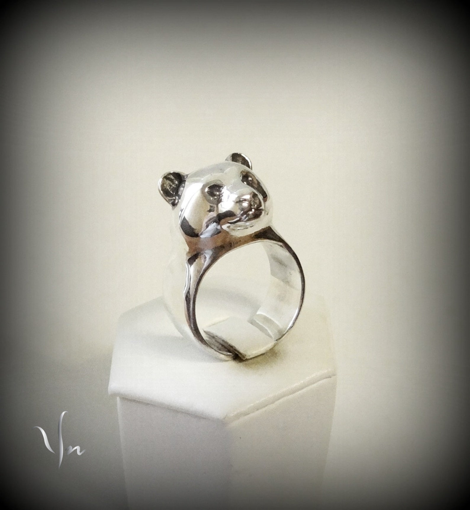 Silver Panda Ring Panda Gifts Panda Bear Jewelry Wildlife | Etsy