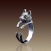 Siberian Husky Ring Silver Husky Dog Sterling Silver Ring - Etsy