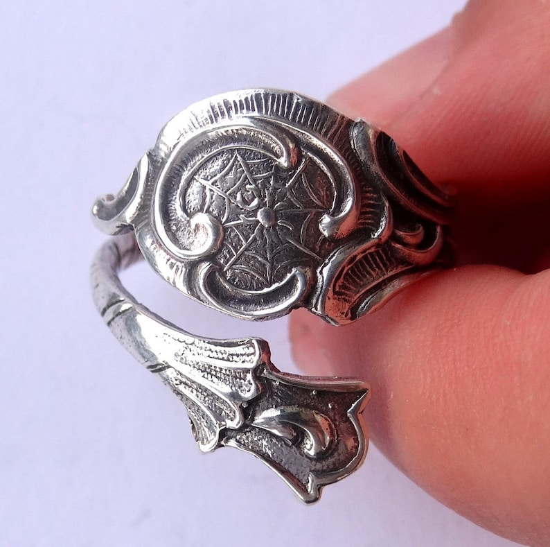 Spoon Ring Sterling Silver Ring Silver Spoon Jewelry Unique | Etsy