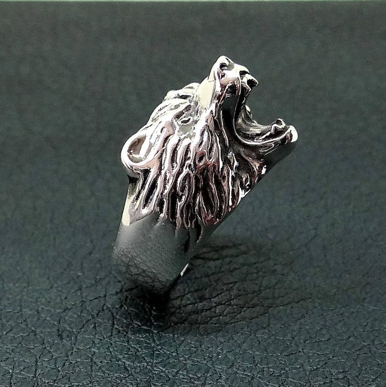 Bear Ring Sterling Silver Ring Grizzly Bear Bear Jewelry | Etsy