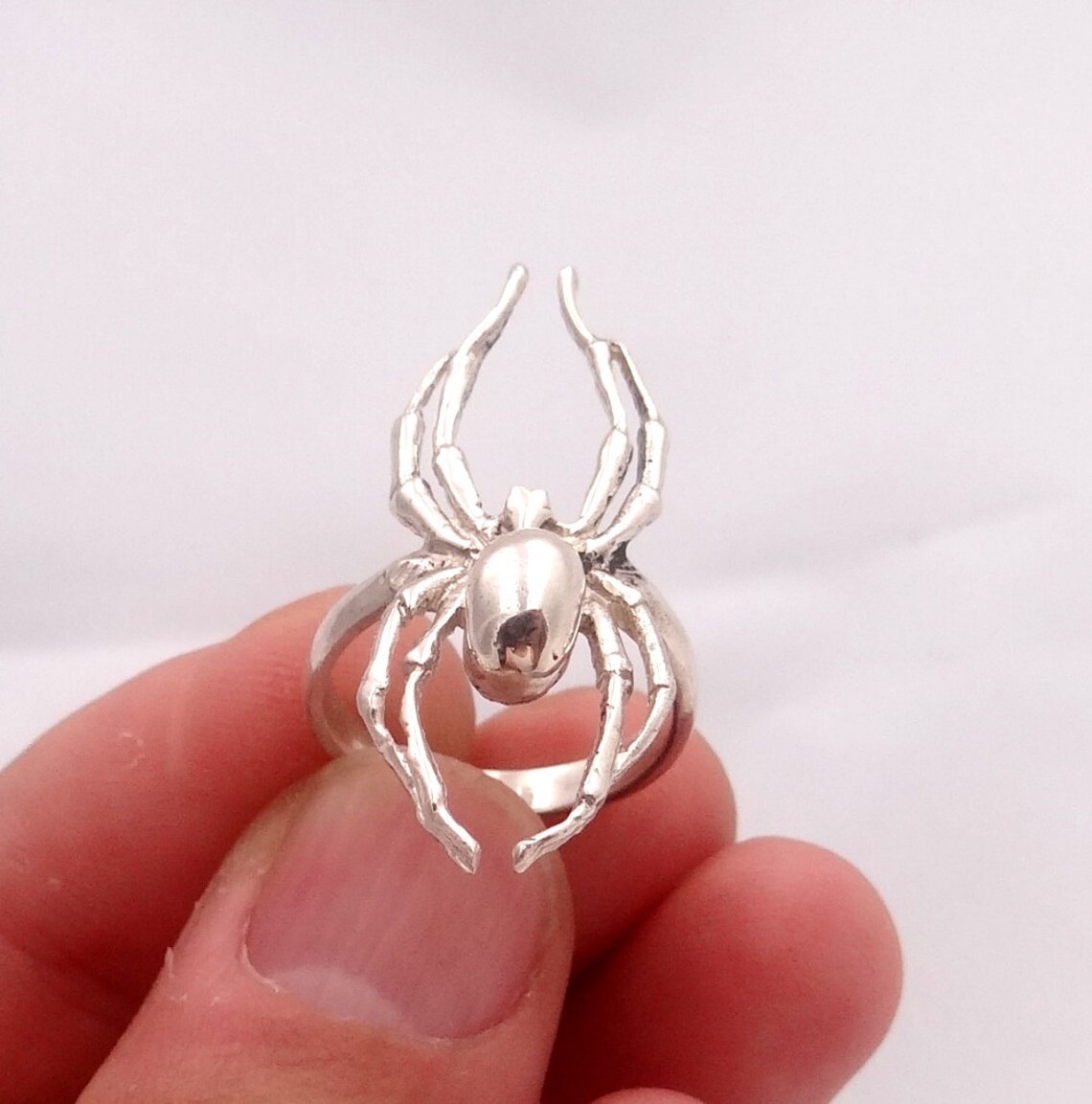Spider Ring in Sterling Silver All Sizes Are Available | Etsy