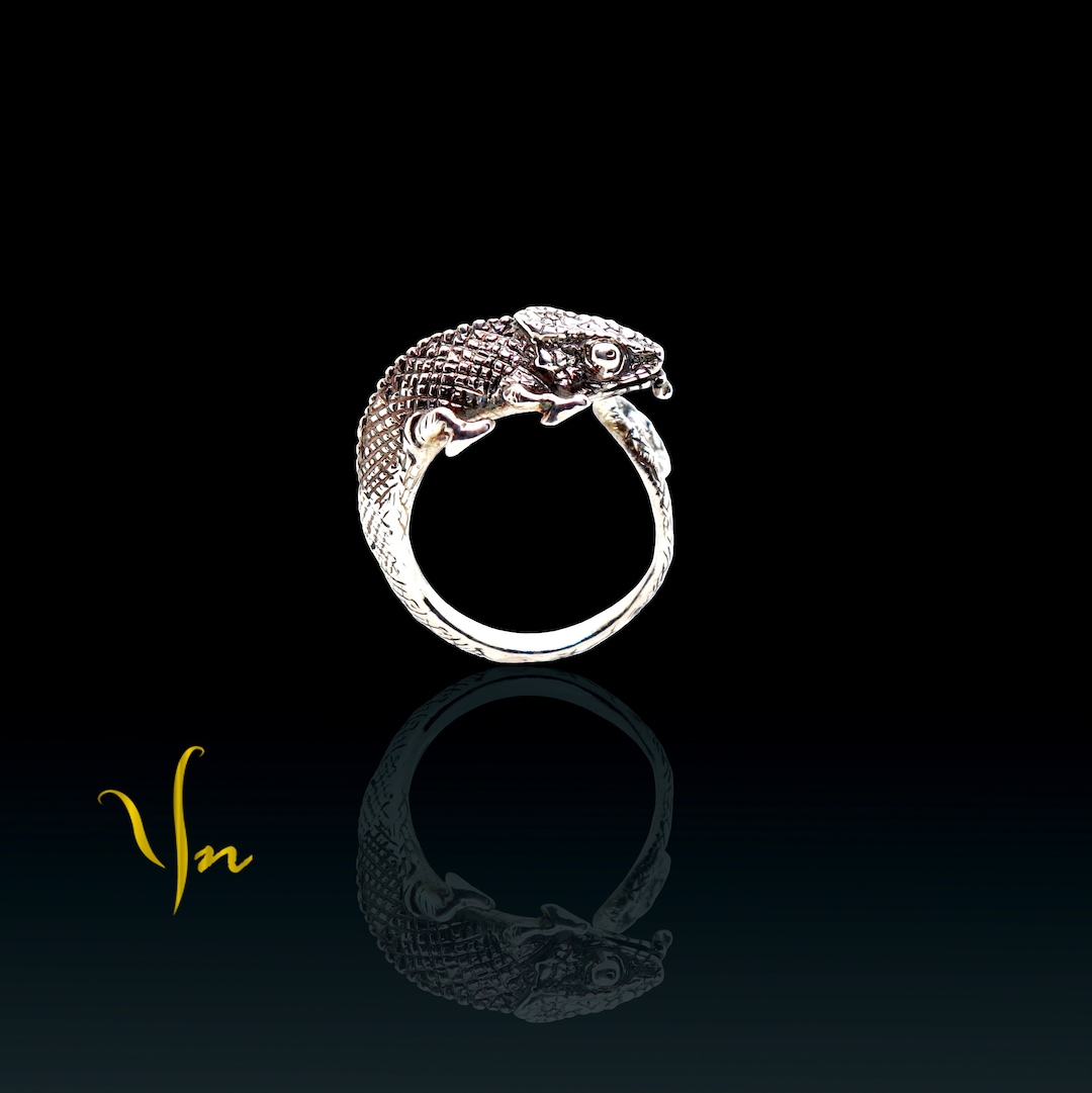 Chameleon Ring Adjustable Ring Personalized Jewelry Wrap Ring Silver ...