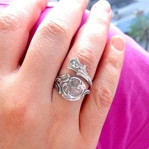 Spoon Ring, Sterling Silver Ring, Silver Spoon Jewelry, Unique Ring ...