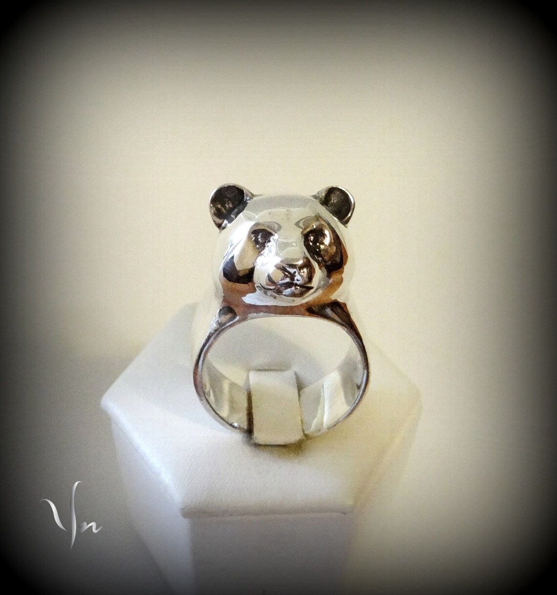 Silver Panda Ring Panda Gifts Panda Bear Jewelry Wildlife | Etsy